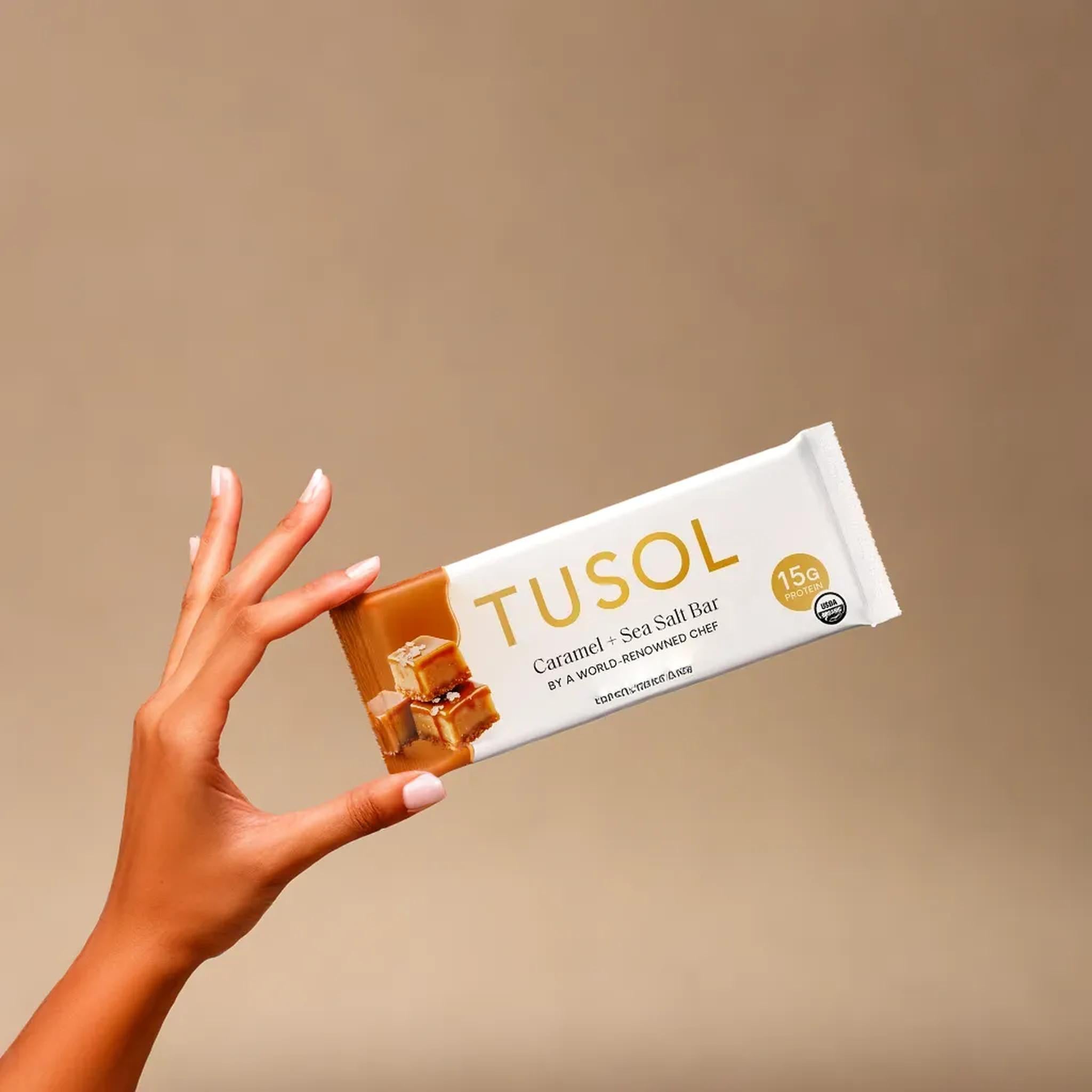 Caramel + Sea Salt Protein Bar (8 Pk) - TUSOL Wellness