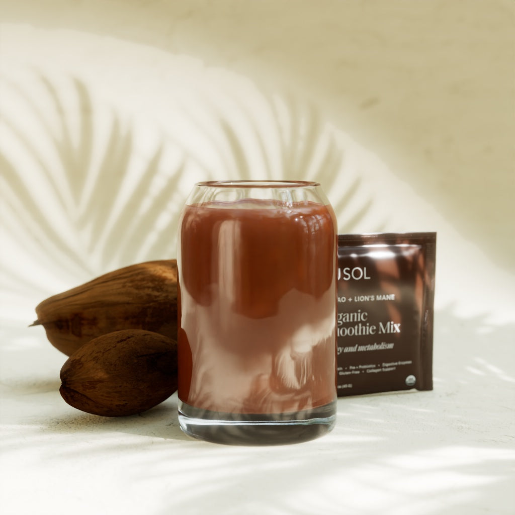 Organic Cacao + Lion's Mane Smoothie Packet - TUSOL Wellness