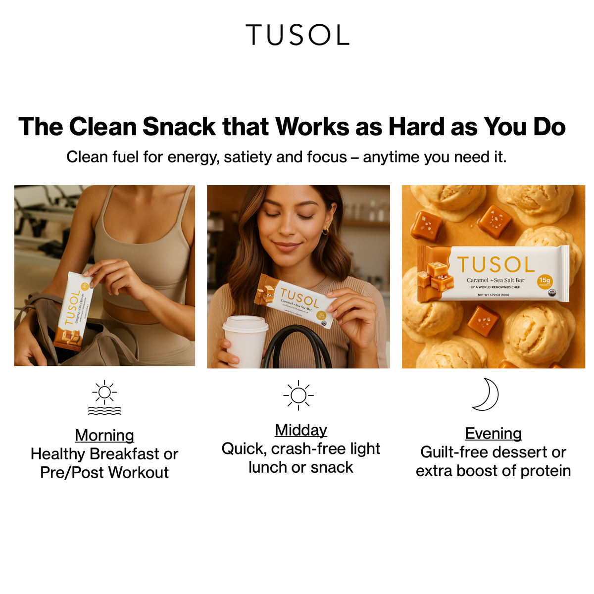 Organic Protein + Superfood Bars - TUSOL Wellness