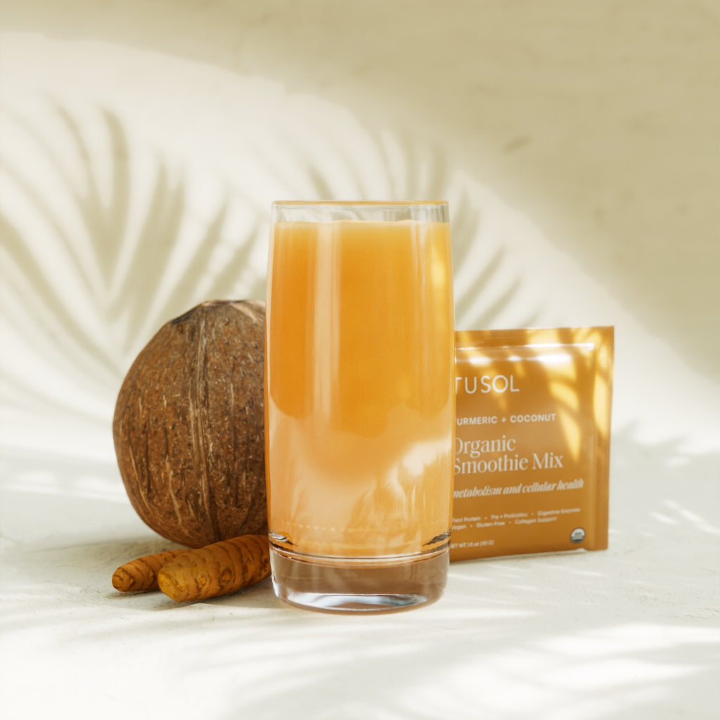 Organic Turmeric + Coconut Smoothie Packet - TUSOL Wellness
