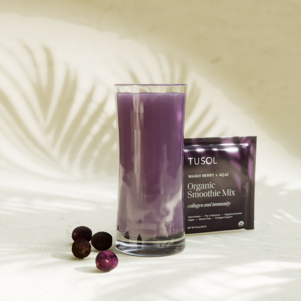 Organic Maqui Berry + Acai Smoothie Packet - TUSOL Wellness