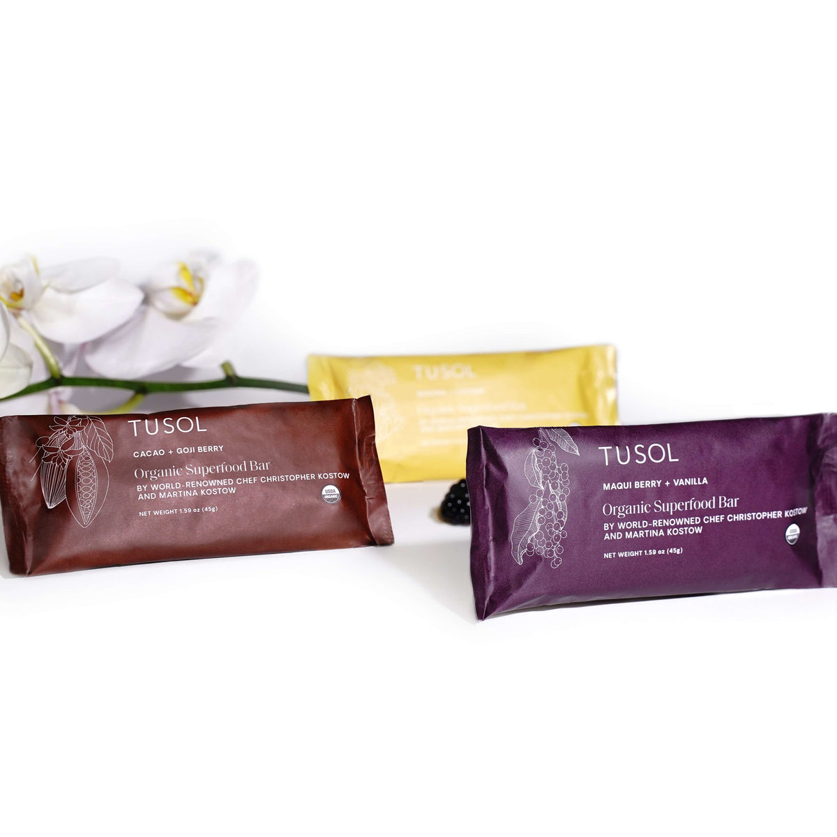 Cacao + Goji Berry Superfood Bar (24 Pack) - TUSOL Wellness